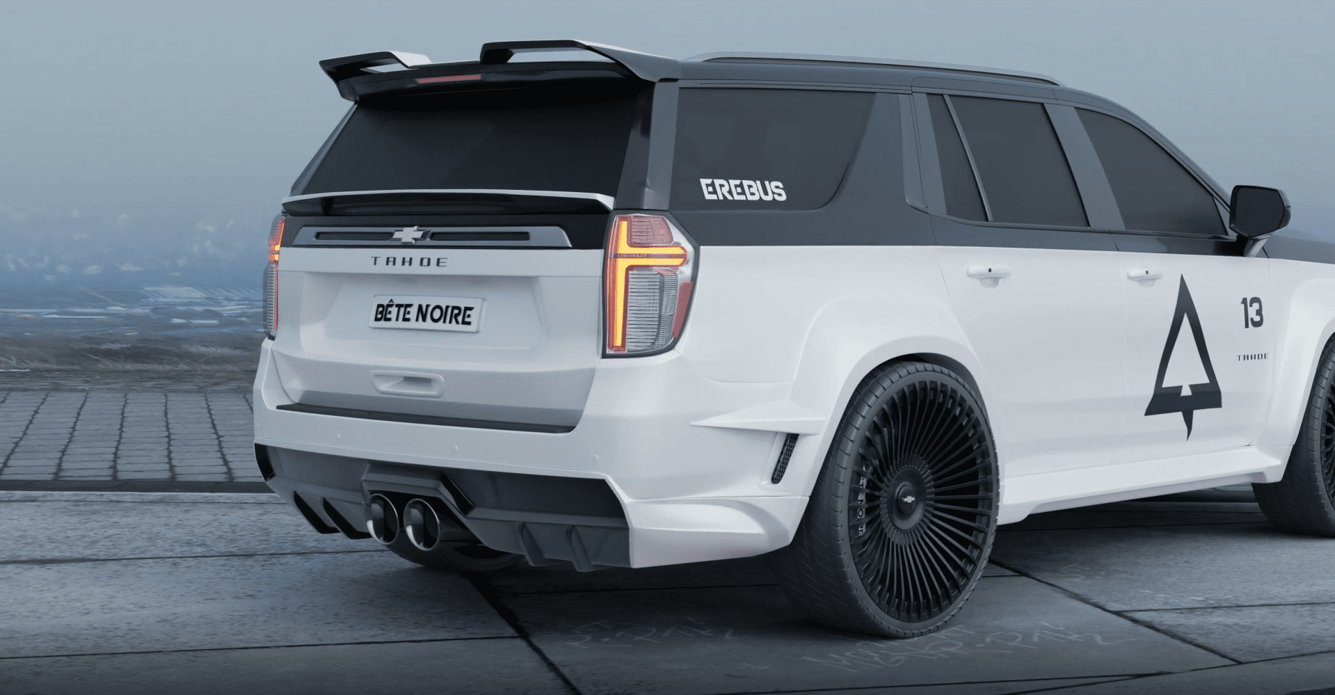 New Chevrolet Tahoe "Erebus" Custom Wide Body Kit Design by Bête Noire