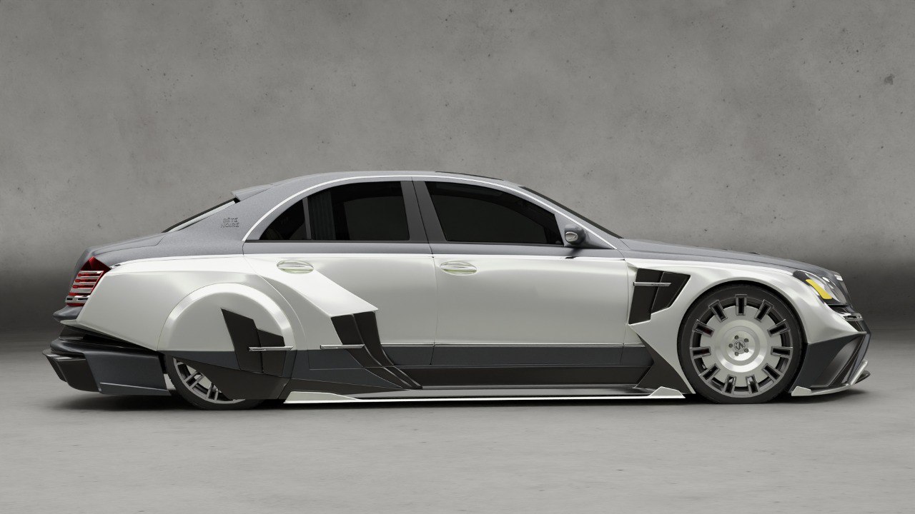 Maybach 57s Custom Design Wide Body Kit by Bête Noire