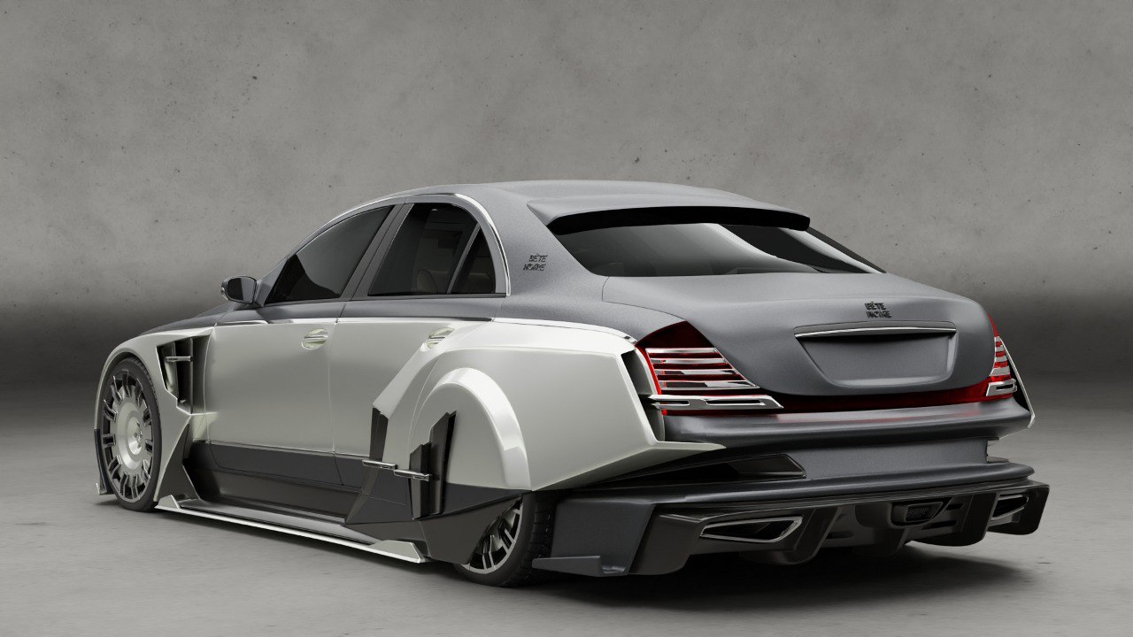 Maybach 57s Custom Design Wide Body Kit by Bête Noire