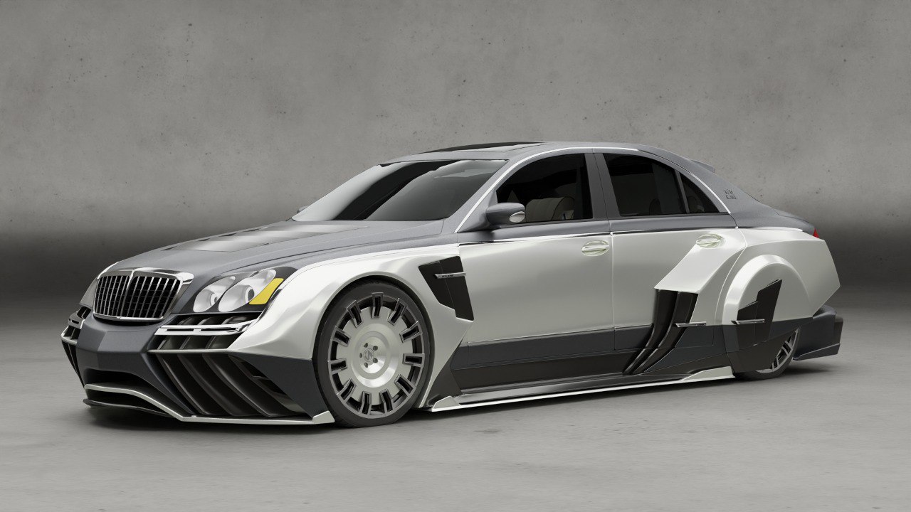 Maybach 57s Custom Design Wide Body Kit by Bête Noire
